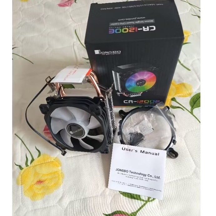 全新 喬斯伯JONSBO CR-1200E 彩色版 RGB INTEL/AMD CPU 風扇 | 蝦皮購物