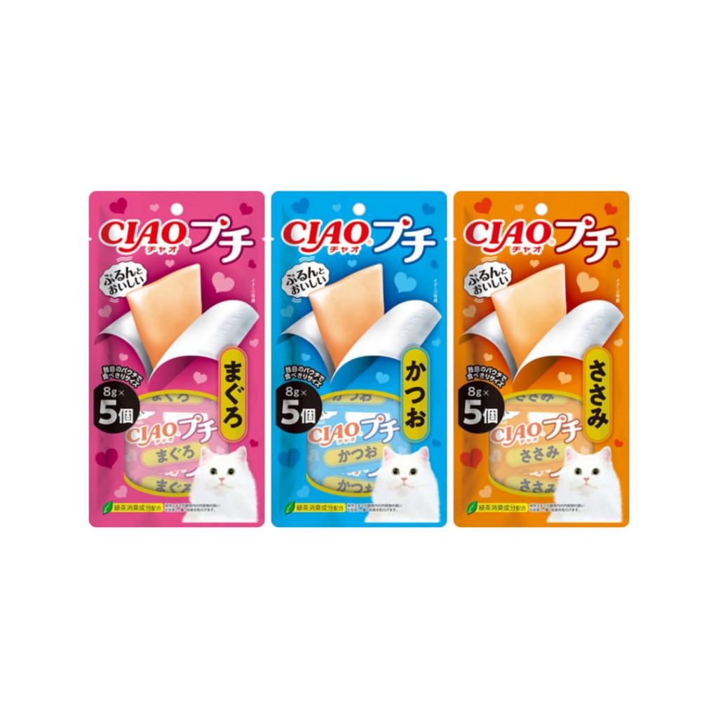 日本 CIAO 噗啾貓肉泥片(8gx5入)/包 貓肉泥片噗啾貓 貓零食 貓點心 貓咪獎勵點心 貓咪專用 | 蝦皮購物