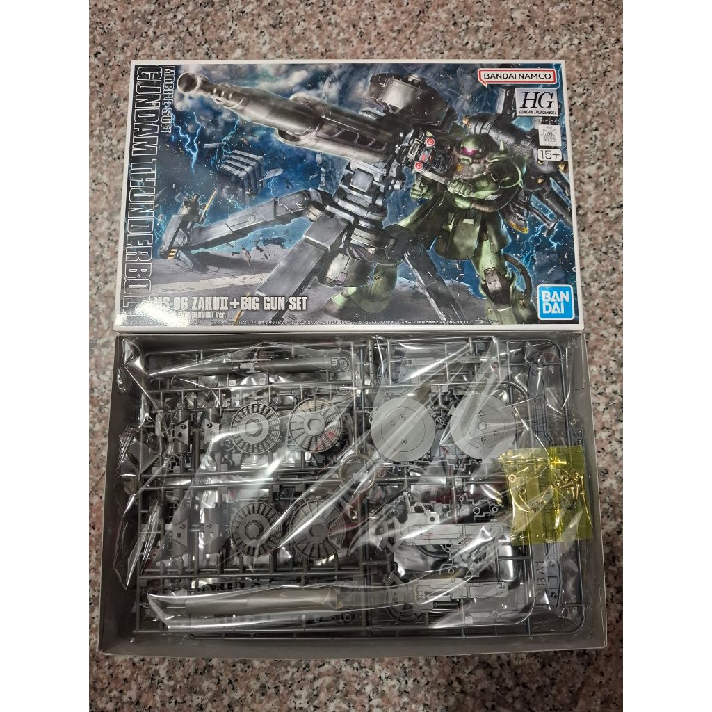 現貨 萬代 雷霆宙域戰線 HGGT 1/144 量產型薩克II +大砲 MS-06 ZAKUII+BIG GUN SET | 蝦皮購物