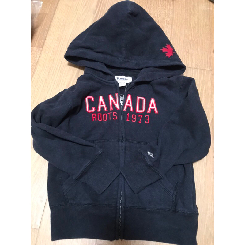ROOTS 內薄刷毛 連帽 外套 尺寸4T | 蝦皮購物