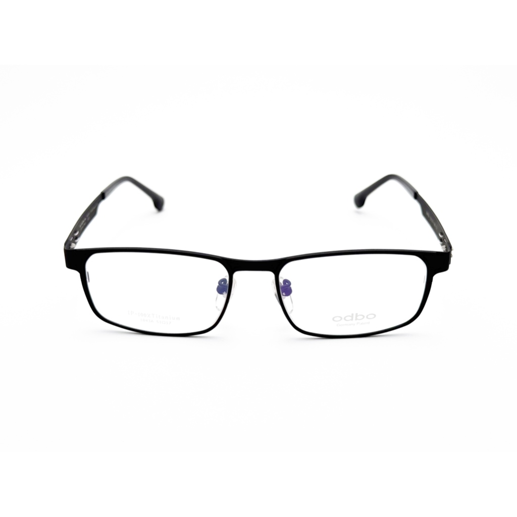 【全新特價】odbo 鈦金屬光學眼鏡鏡框 1843A C1 消光黑 輕量化無螺絲設計 | 蝦皮購物
