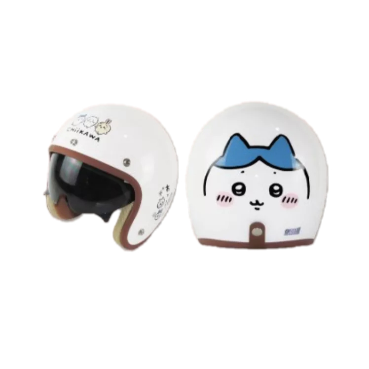 華泰 NINJA 安全帽 K-806 K-806S GE-2 小八貓 白色 復古帽 半罩 全拆洗 內墨鏡 | 蝦皮購物