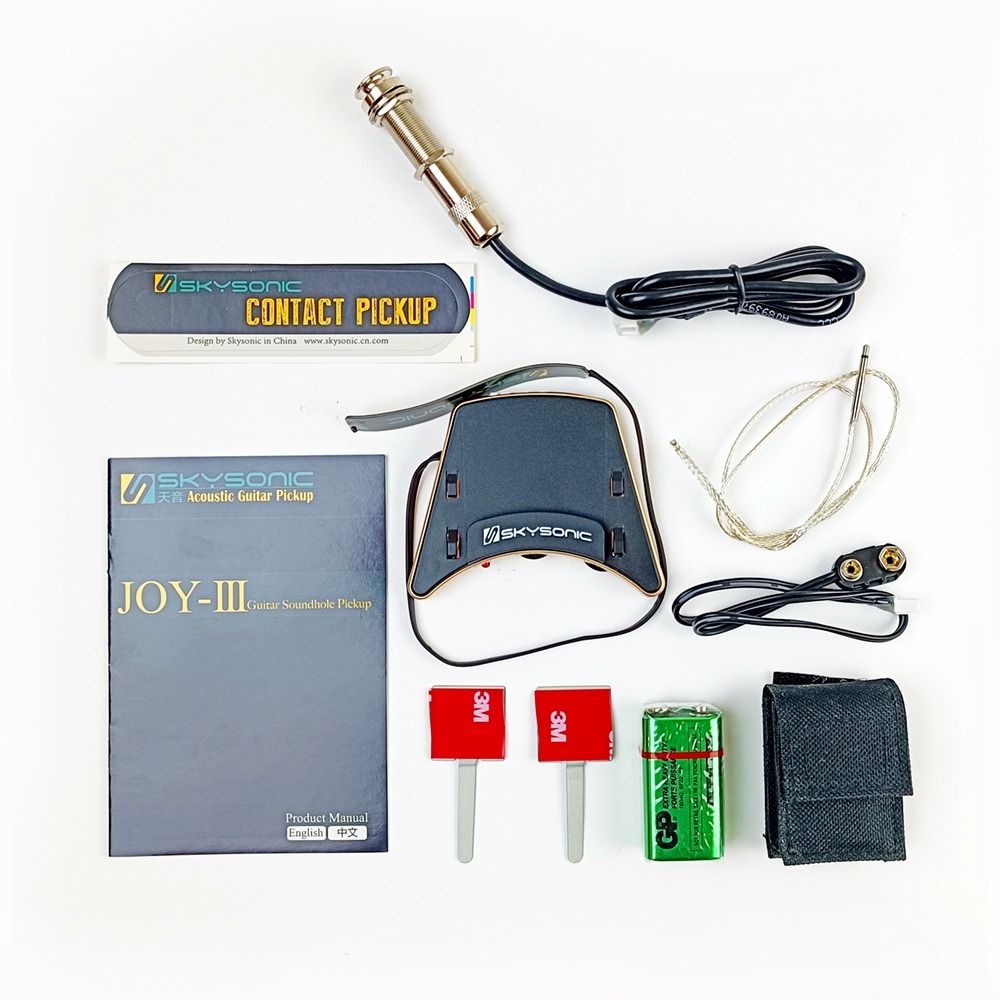 【吉他農夫】SkySonic JOY3 琴橋/貼片式 拾音器 可收打板聲 | 蝦皮購物