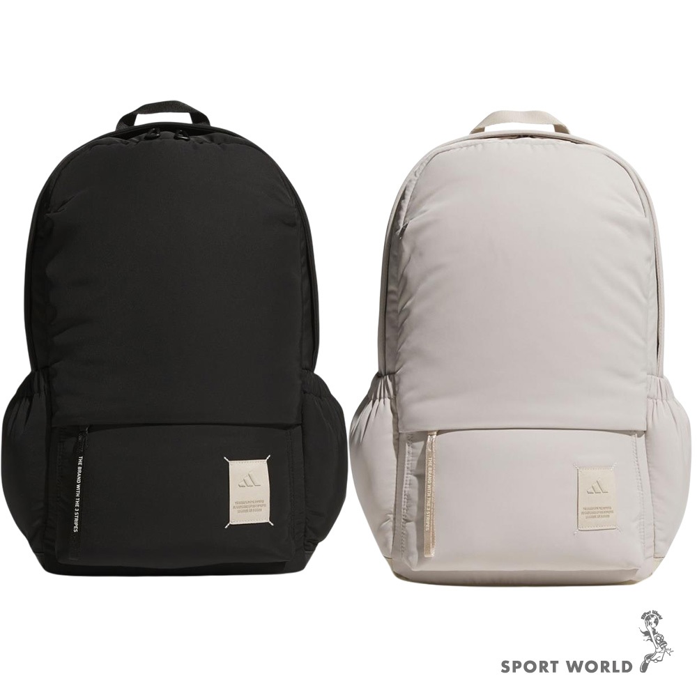 Adidas 後背包 筆電隔層 水壺袋 黑/米【運動世界】JF0724/JF0725 | 蝦皮購物
