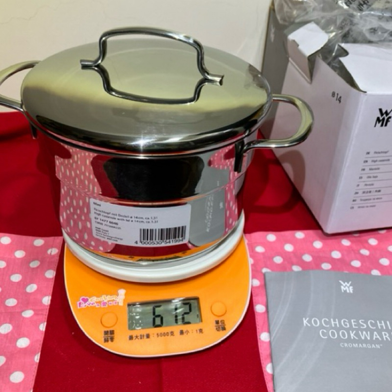 WMF mini系列 14cm 1.3公升 雙耳湯鍋612克 附不銹鋼上蓋 | 蝦皮購物