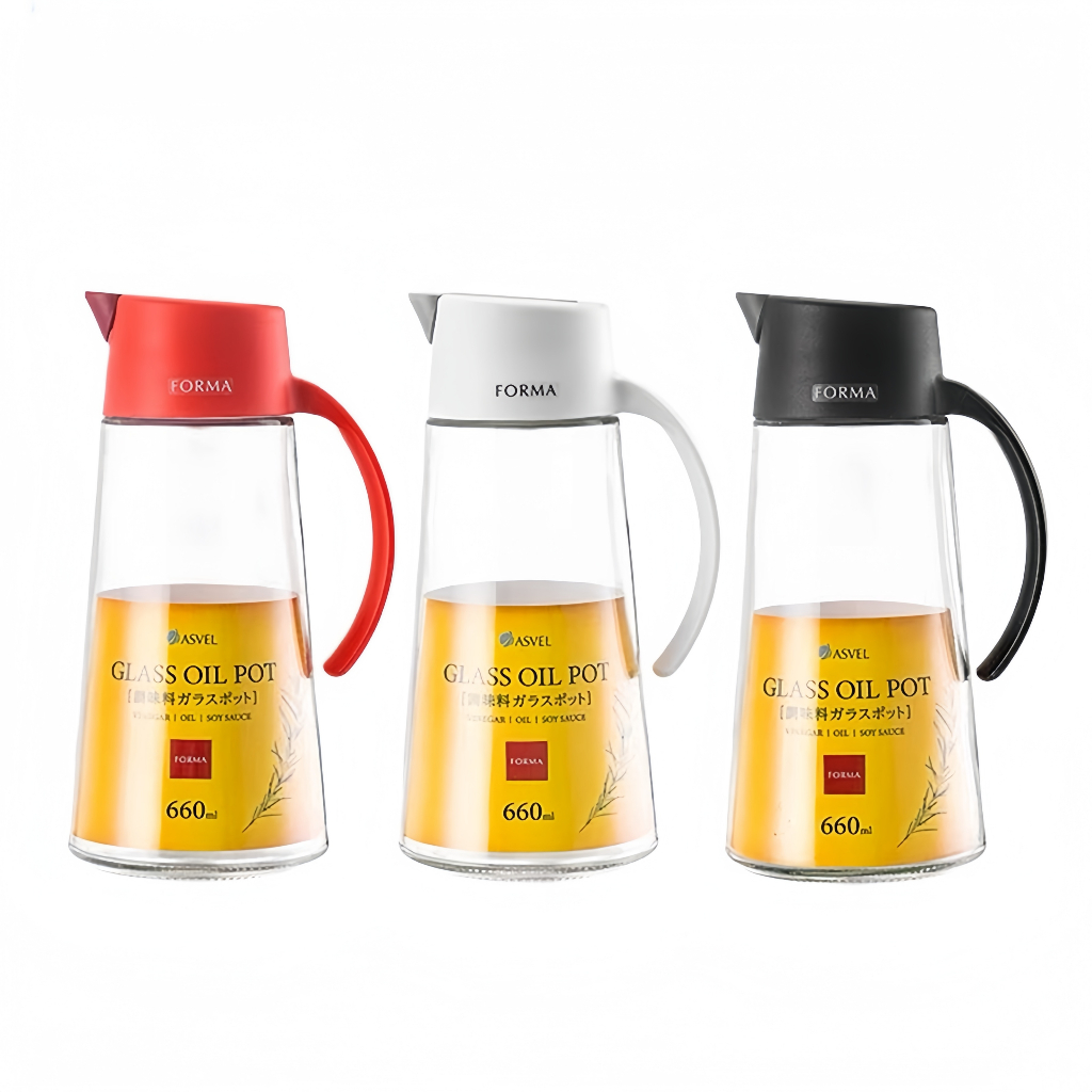 日本ASVEL 玻璃油壺家用大容量油瓶 防漏不掛油 650ml | 蝦皮購物