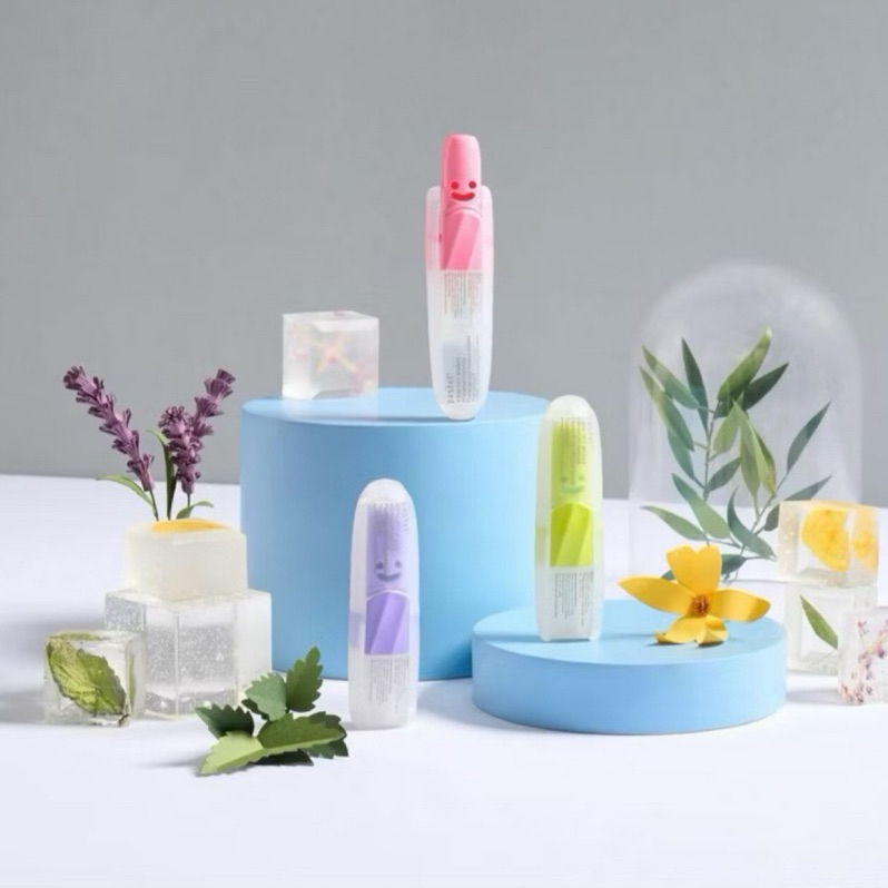 泰國 Pastel Pocket Inhaler Translucent 微笑透明款 薄荷 鼻通 通鼻 醒腦 呼吸順暢 | 蝦皮購物