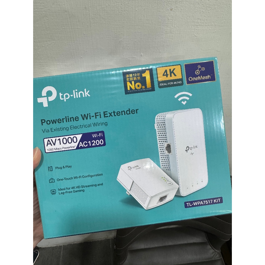 TP-Link TL-WPA7517 KIT AV1000 WiFi AC1200 電力線網路橋接器 電力貓 | 蝦皮購物