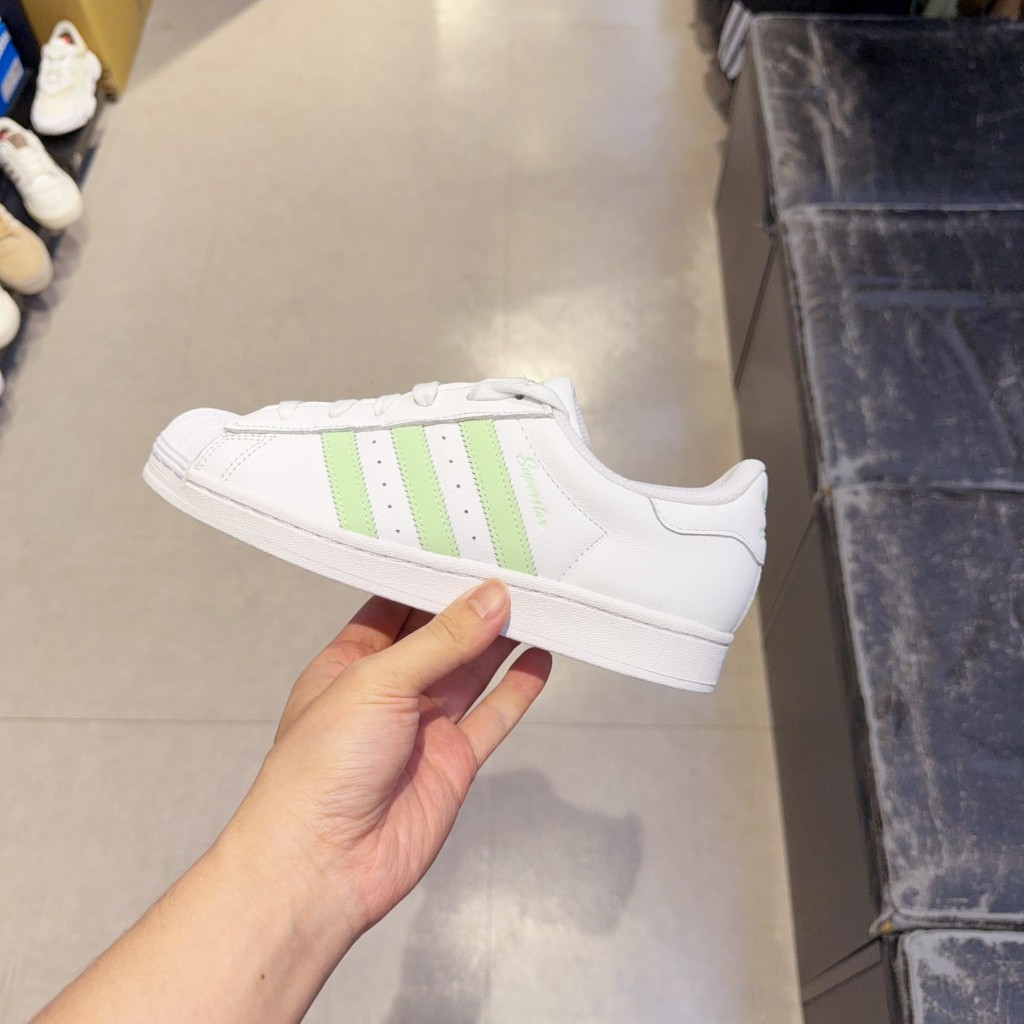 代購♦️2504 Adidas Superstar 薄荷綠 檸檬 白色 貝殼頭 基本款 IE3005 | 蝦皮購物