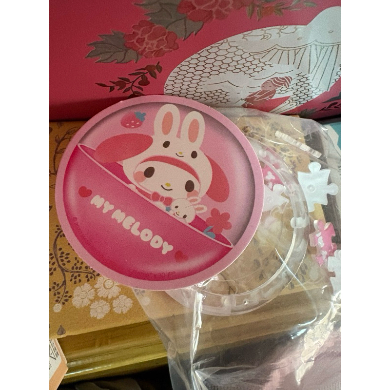 Pintoo 盲盒磁鐵拼圖16片 美樂蒂 三麗鷗系列 可愛扭蛋 | 蝦皮購物