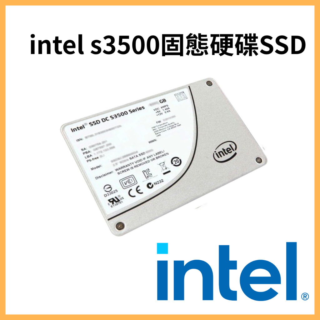 【INTEL】S3500固態硬碟SSD | 480G 800G容量 | 全新散裝未拆封 | 蝦皮購物