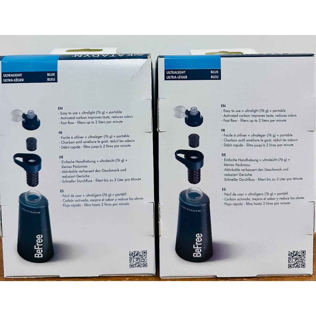 Katadyn Befree AC 輕量隨身戶外濾水器 1.0L ，全新盒裝! | 蝦皮購物