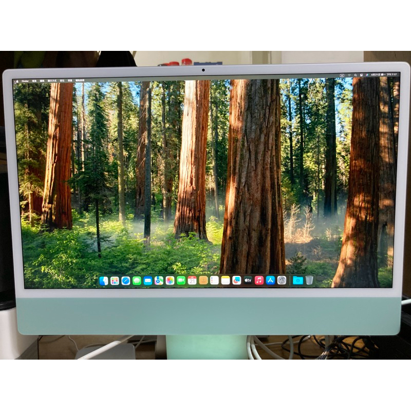亮線 2021年 Apple iMac A2438 Retina 4.5K 24吋 M1 8G 256G SSD 綠 | 蝦皮購物