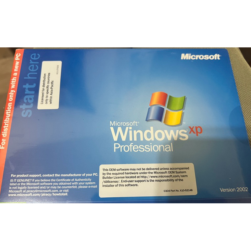 【全新】Windows XP Professional Edition SP3（光碟版）作業系統 | 蝦皮購物