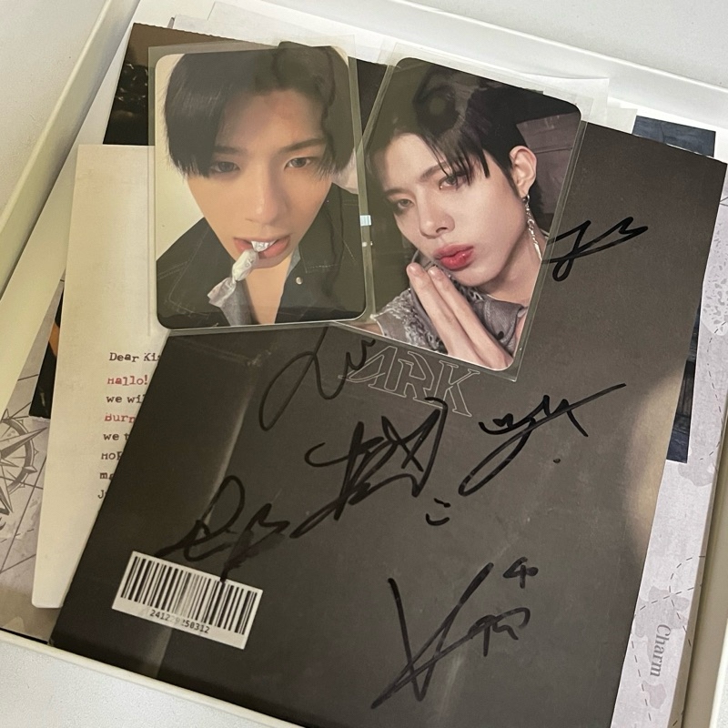 原子少年2 ARKis ARK 親筆簽名專輯 李東翰 李定 禾雁凱 黃崇峻 伍承慶 Alex VIN 鄭彫秦 | 蝦皮購物
