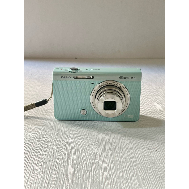 Casio EX-ZR55復古翻轉屏幕自拍美顏相機馬卡龍藍 | 蝦皮購物