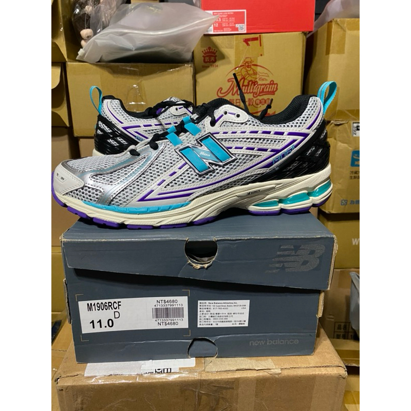 台灣公司貨 NEW BALANCE 1906R M1906RCF AQUA PURPLE 銀紫黑藍 現貨 US 11號 | 蝦皮購物
