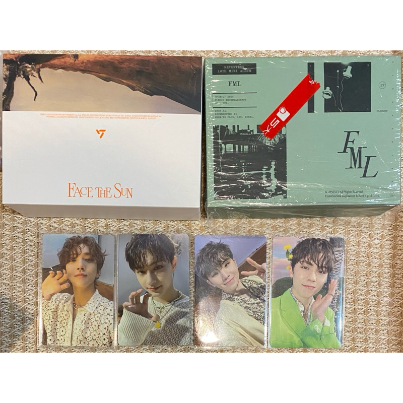 face the sun kit 專 秀俊勳率 全專 虎爪 seventeen 正四 迷十 | 蝦皮購物