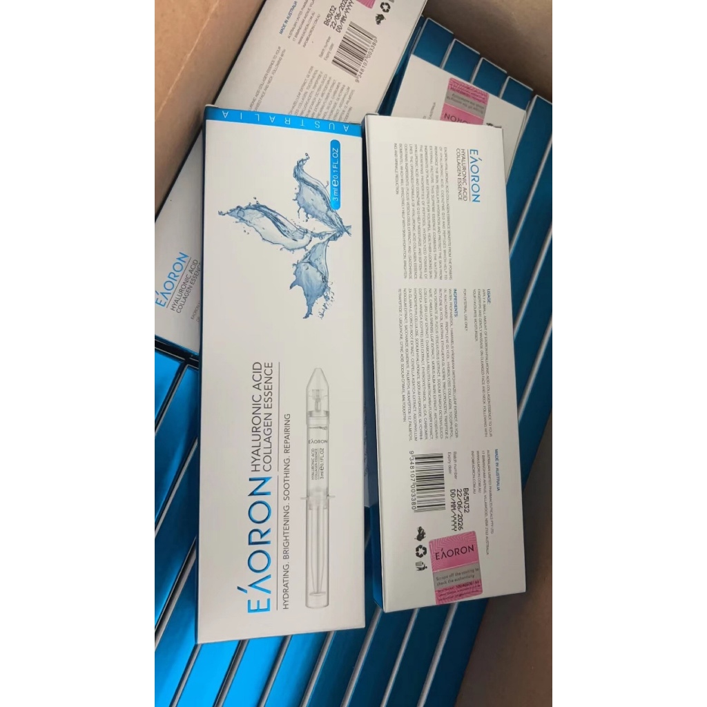 現貨 - 澳洲 - Eaoron 第五代 塗抹式玻尿酸水光精華 （盒裝） - 3ml | 蝦皮購物