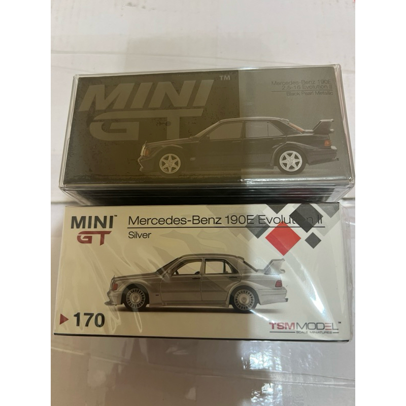 mini gt 190E 黑銀 | 蝦皮購物