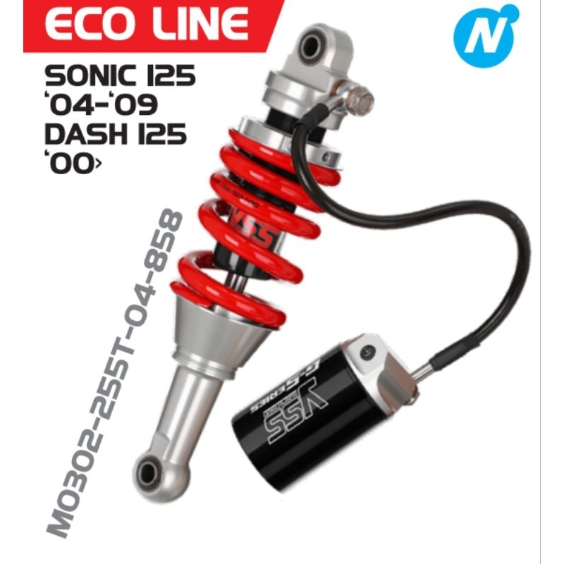 yss 255mm sonic dash 避震器 氣瓶 改裝 掛瓶 單槍 中置 手工車 | 蝦皮購物