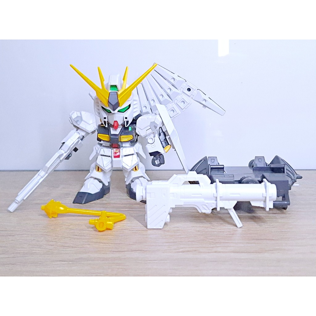 【出清已組模型】萬代 BB戰士 SD鋼彈 Nu RX-93 牛鋼 V鋼彈 改良版 新版 組裝 模型 素組 完成品 殺肉 | 蝦皮購物