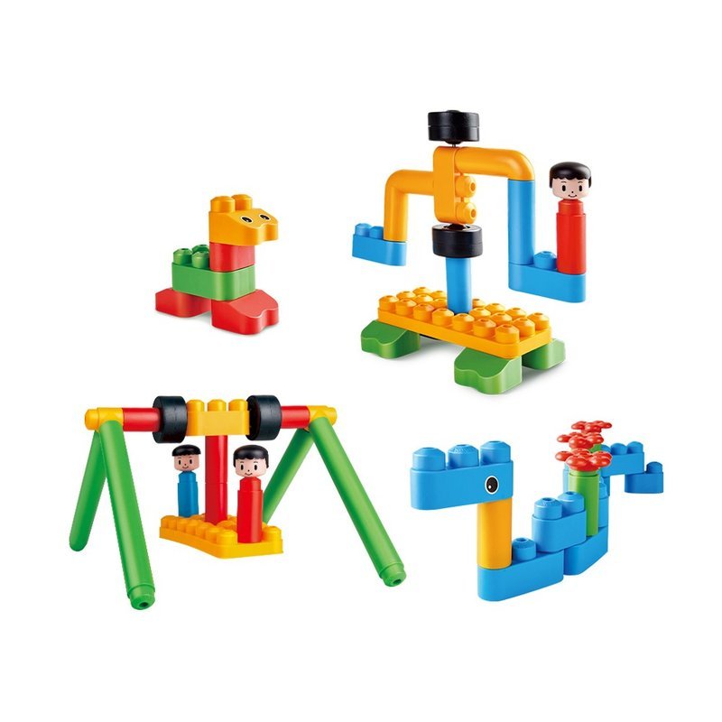 娃娃國【德國 PolyM】遊樂場積木組(110PCS) | 蝦皮購物