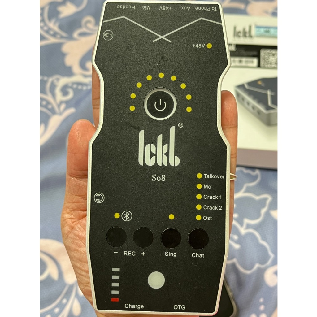 so8聲卡 ickb第四代so8 聲卡 直播主專用 迴音 唱歌 聊天 喊麥適用 降噪 二手 便宜聲卡 特價 | 蝦皮購物