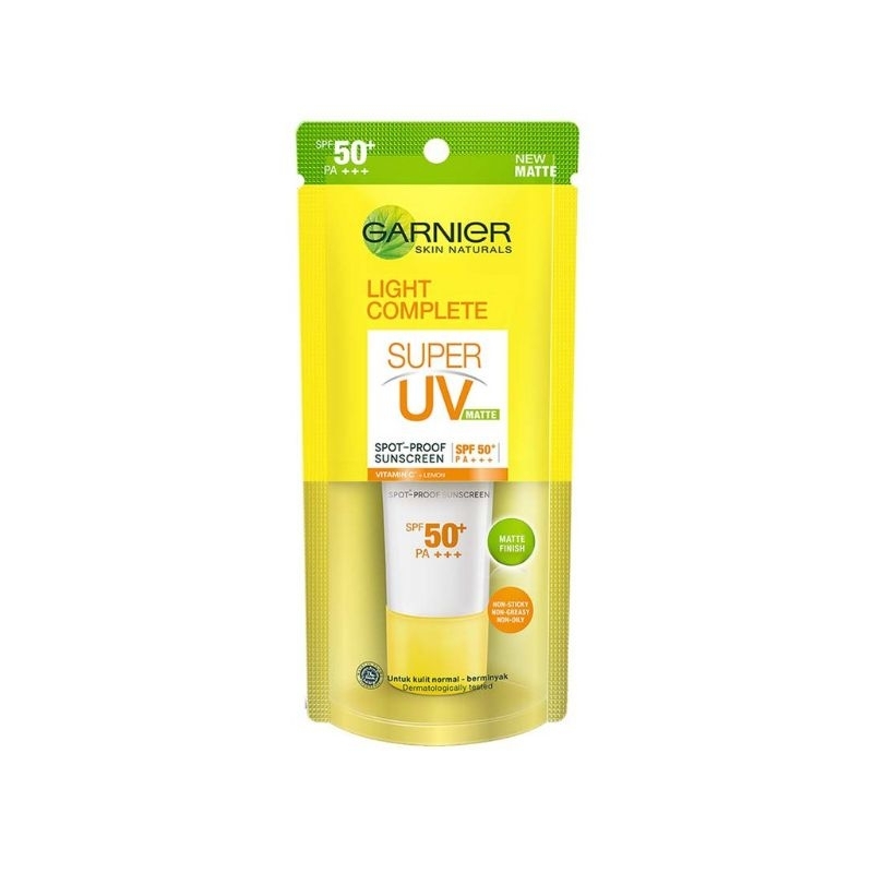 GARNIER VITAMIN C SUPER UV MATTE SPF 50 PA+++ | 蝦皮購物