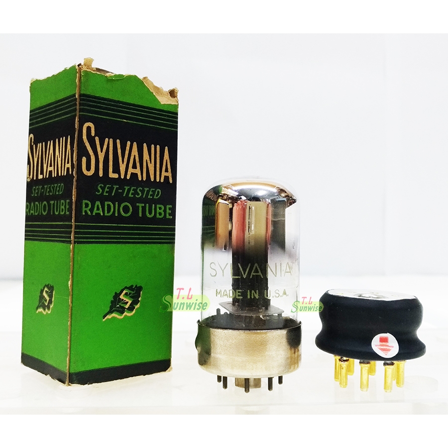 可取代 6SN7 ︽NO:6288 美國 SYLVANIA 7N7 (NIB 真空管 附 ︽NO:9907 轉接座 一組 | 蝦皮購物