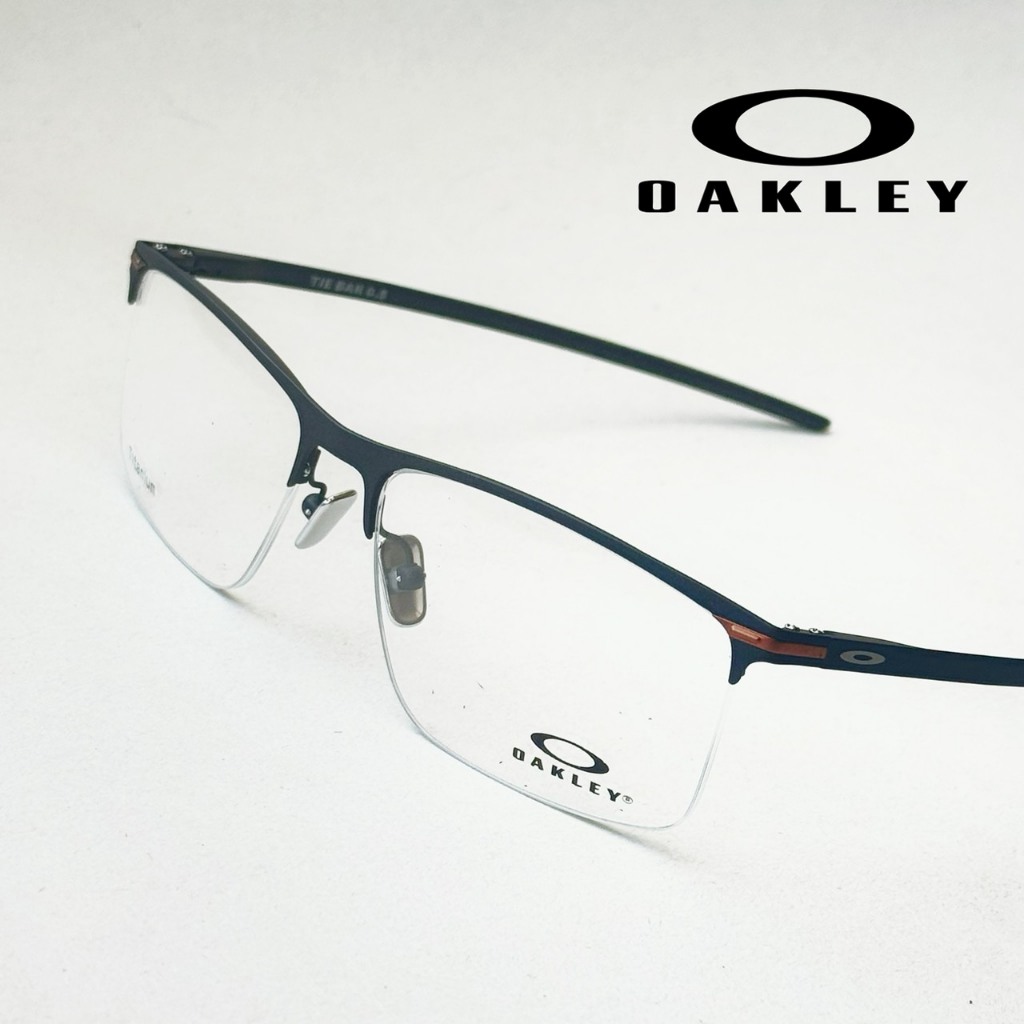 OAKLEY ｜AI教父黃仁勳配戴款】原廠公司貨｜鈦金屬光學框｜OX5140 03｜彈簧鏡臂｜半框｜【唯光眼鏡】 | 蝦皮購物