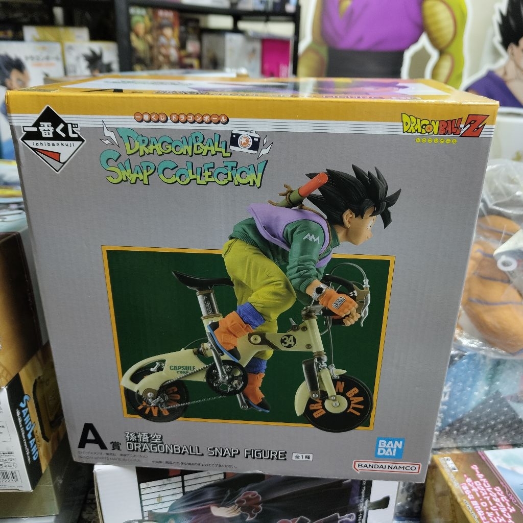 【日版金證微損收藏釋出】一番賞 七龍珠DRAGONBALL SNAP COLLECTION A賞 孫悟空 腳踏車 | 蝦皮購物
