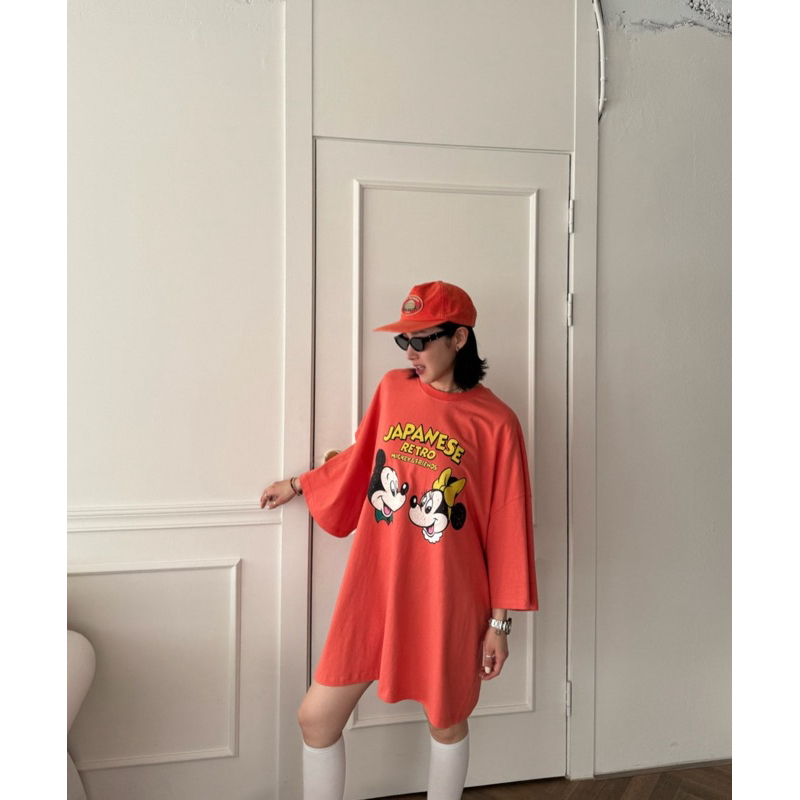 【4Ds - studio 】正韓國Japanese 米奇米妮短踢 | 蝦皮購物