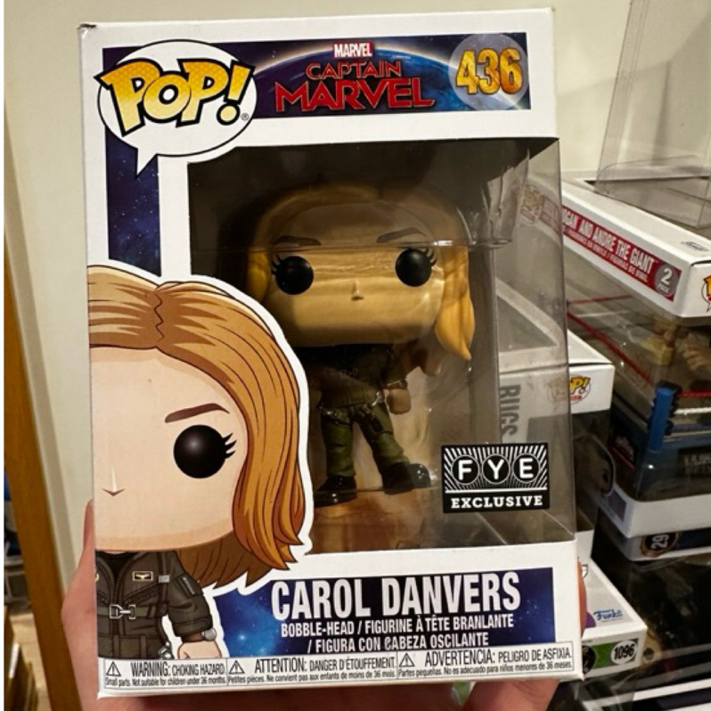 -傑卡玩具- 《美國正版現貨》Funko pop 436 漫威 驚奇隊長 #Carol Danvers 公仔 | 蝦皮購物