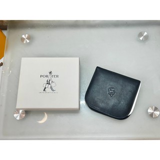 二手 PORTER CENTRIC系列 真皮雙折短夾 (黑色) | 蝦皮購物