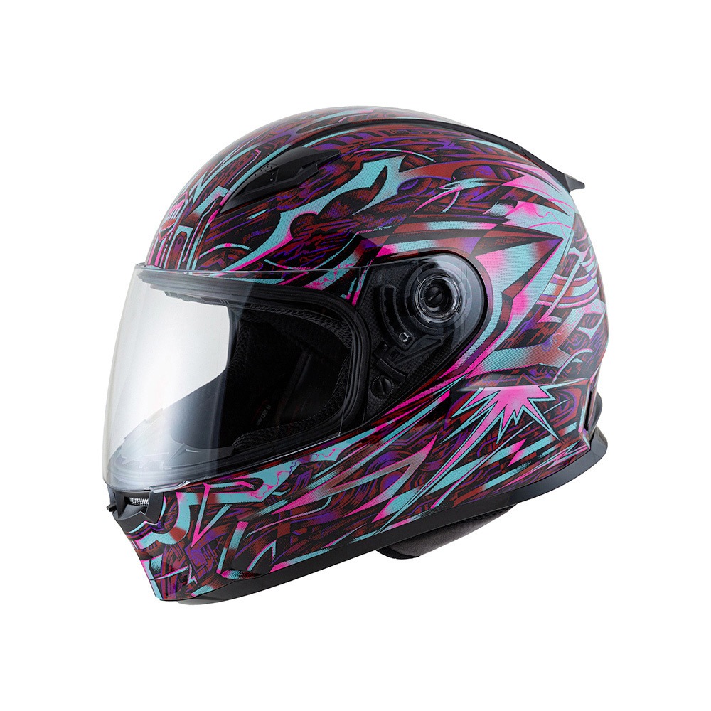 【SOL】SF-2M 賽博龐克 黑紫粉｜SF2M｜全罩式｜CNS加強型｜安全帽｜SJ騎士館 | 蝦皮購物