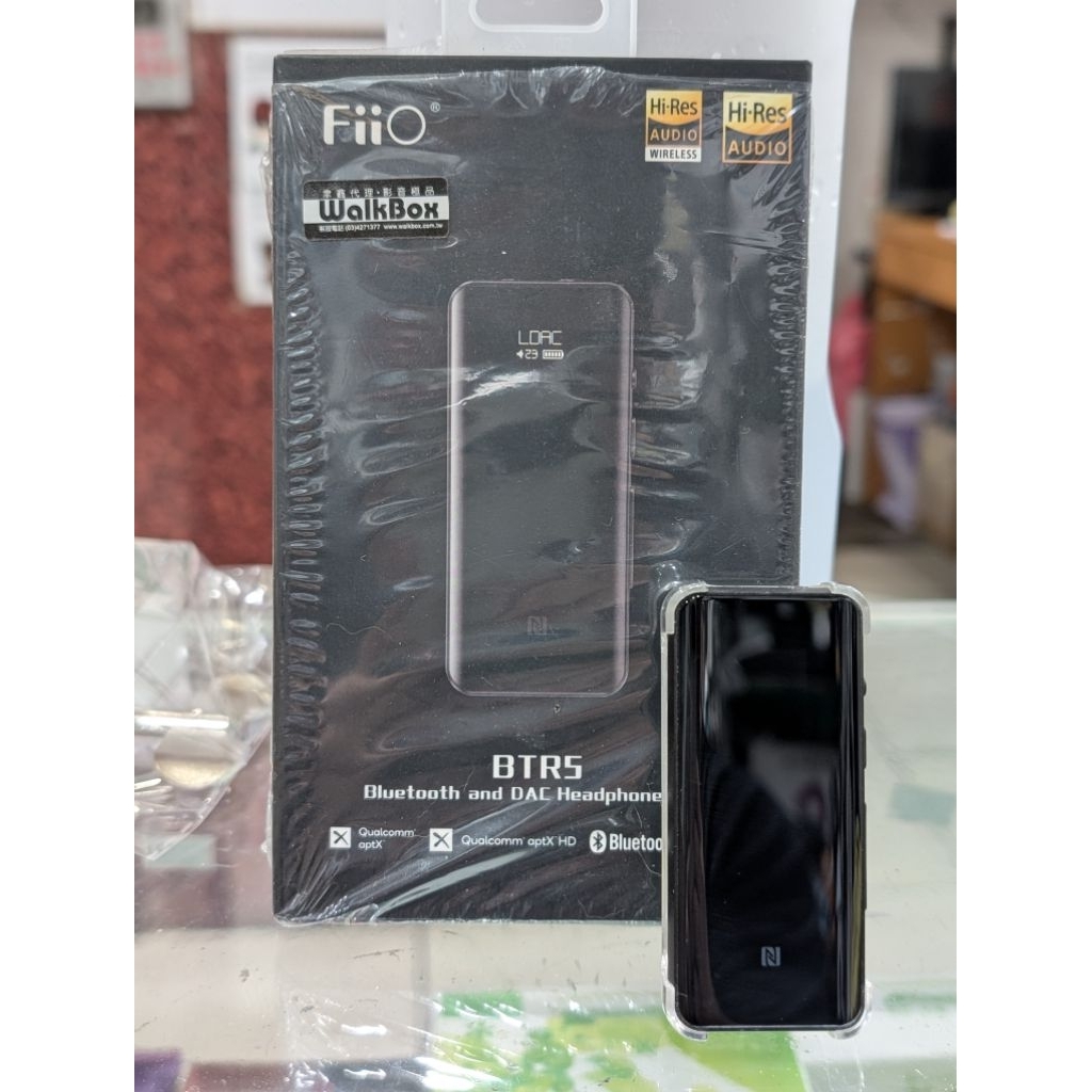 【FiiO台灣代理貨】近全新BTR5旗艦隨身Hi-Fi藍牙音樂接收器(非MQA版)雙DAC晶片/支援aptX-HD | 蝦皮購物