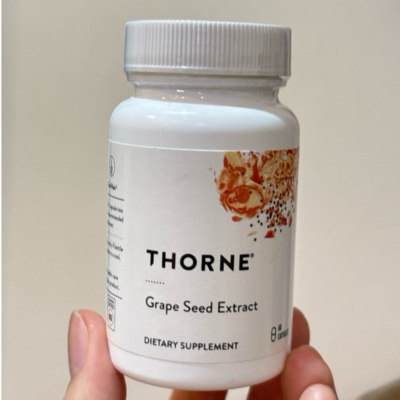 【隔日到貨】Thorne Grape Seed Extract 葡萄籽 萃取磷脂 膠囊 60顆 | 蝦皮購物
