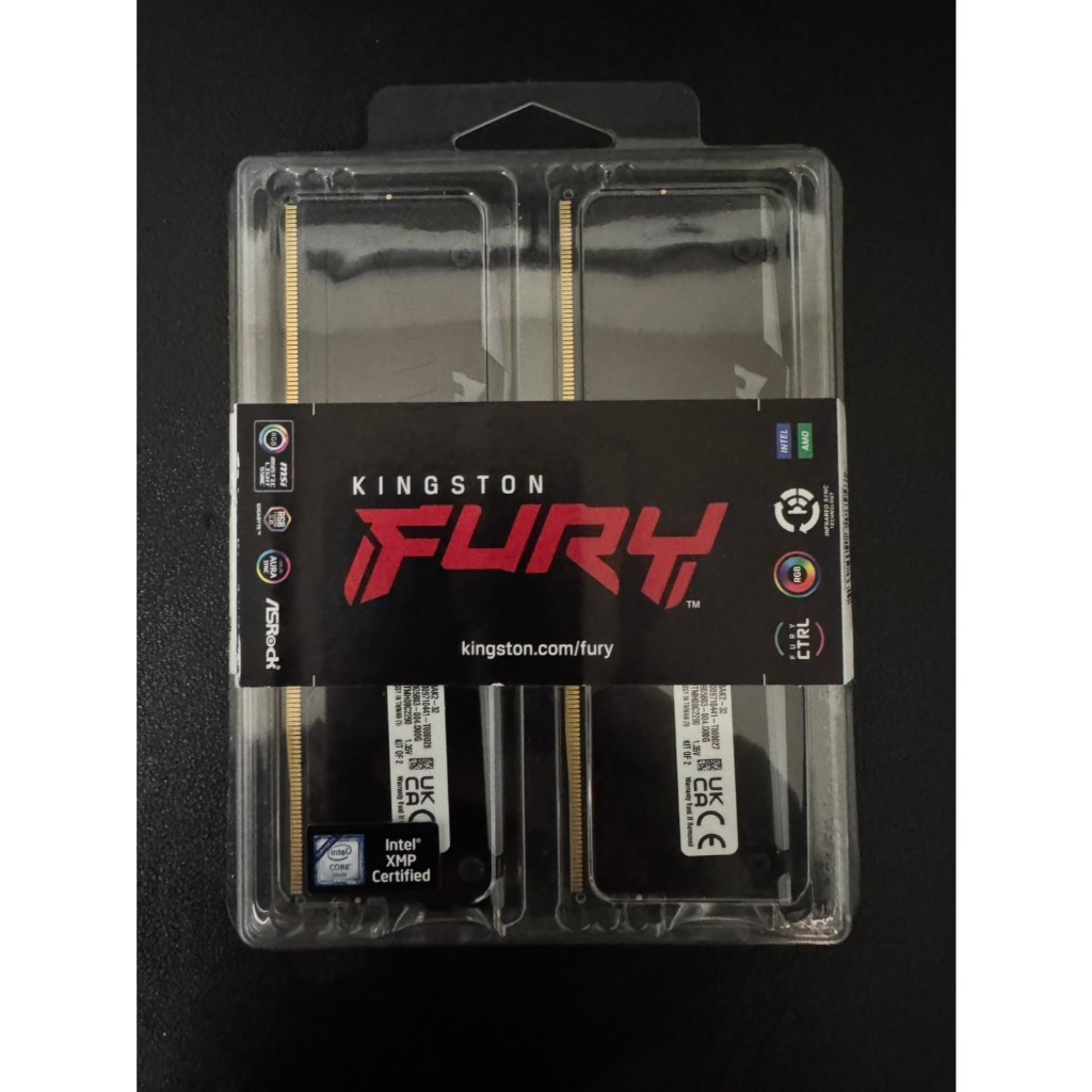 Kingston FURY Beast RGB DDR5-6000 16GB*2 (KF560C40BBAK2-32) | 蝦皮購物