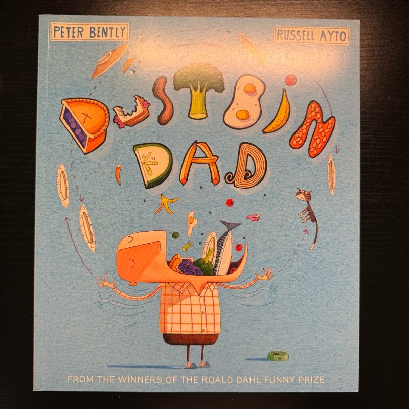 全新 Dustbin Dad 平裝｜英文繪本｜什麼都吃的爸爸 幽默童書獎得主 親子共讀 | 蝦皮購物