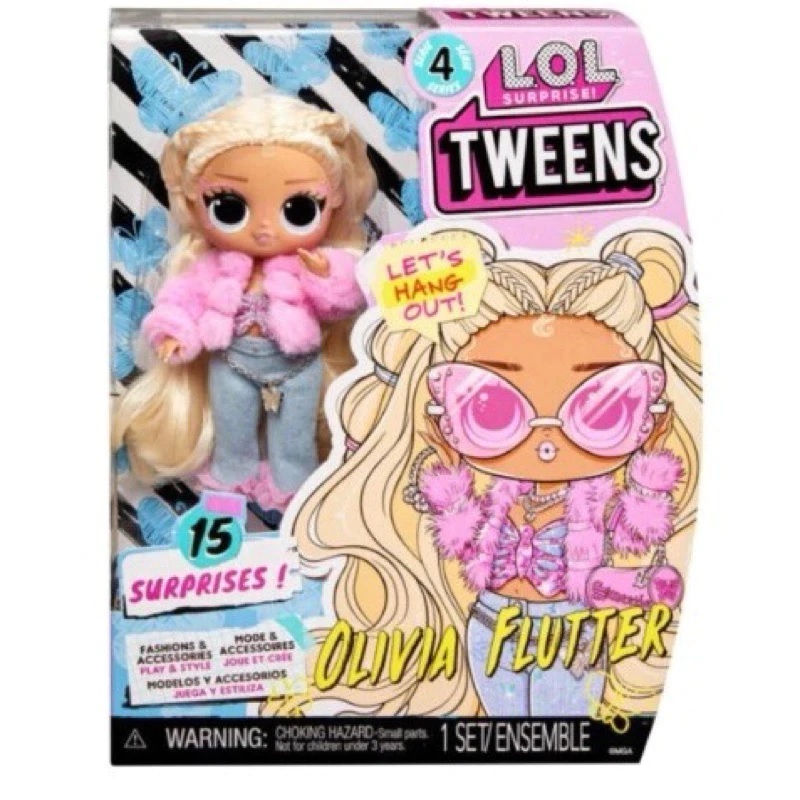 【現貨*】LOL OMG Surprise 娃娃 TWEENS 驚喜蘿莉女孩S4-Olivia Flutter | 蝦皮購物