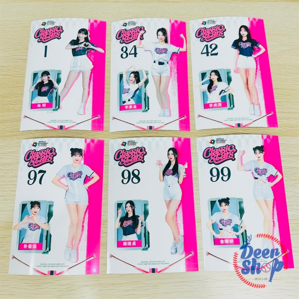 【現貨】𝟮𝟬𝟮𝟱 𝗪𝗕𝗖𝗤 CLASSIC STARS 女孩 相片收藏卡 (可選) 相片卡 世界棒球經典賽 資格賽 | 蝦皮購物