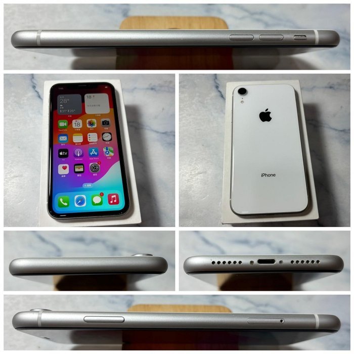 懇得機通訊 二手機 iPhone XR 128G 白色 6.1吋 IOS 15.4.1【歡迎舊機交換折抵】745 | 蝦皮購物