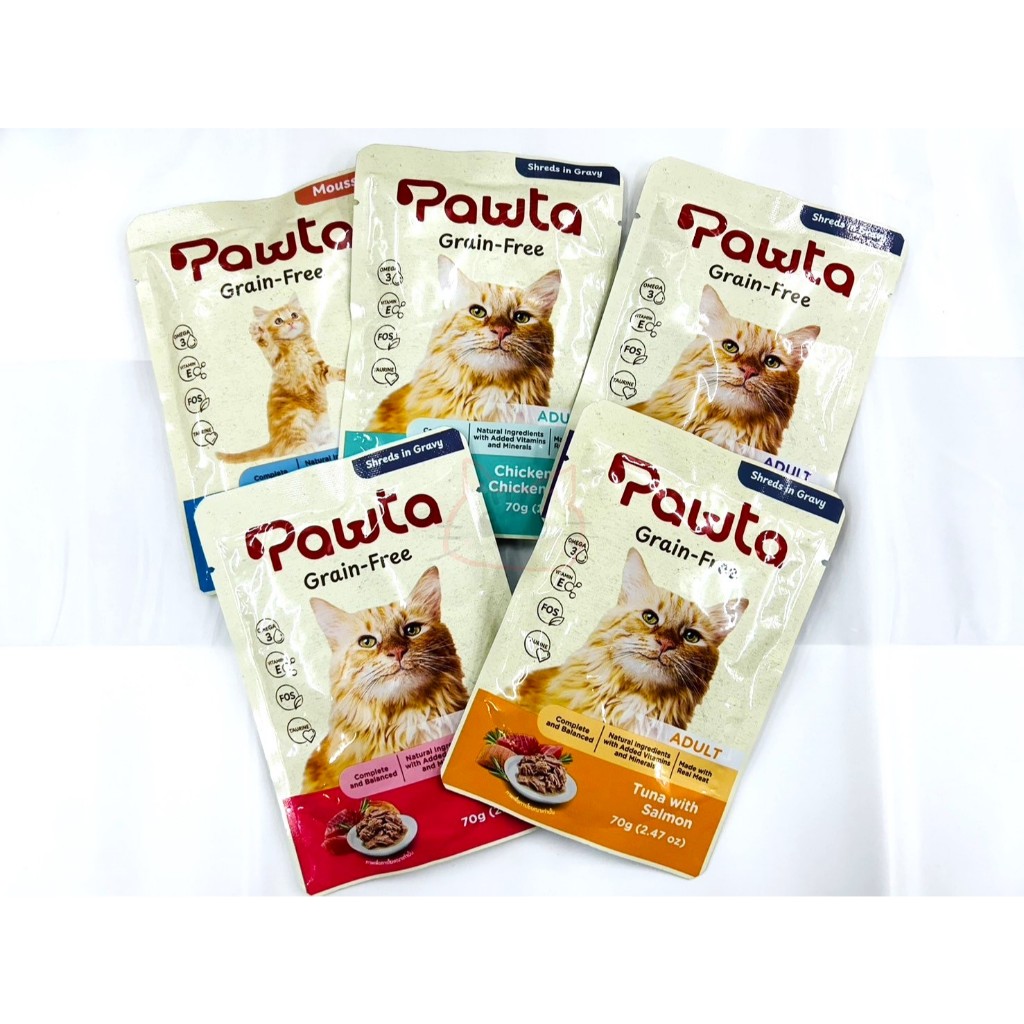 開幕慶~ 波塔 Pawta 貓咪 貓用 主食餐包 5種口味 主食罐 餐包 軟包 70g 一單限寄50包 | 蝦皮購物