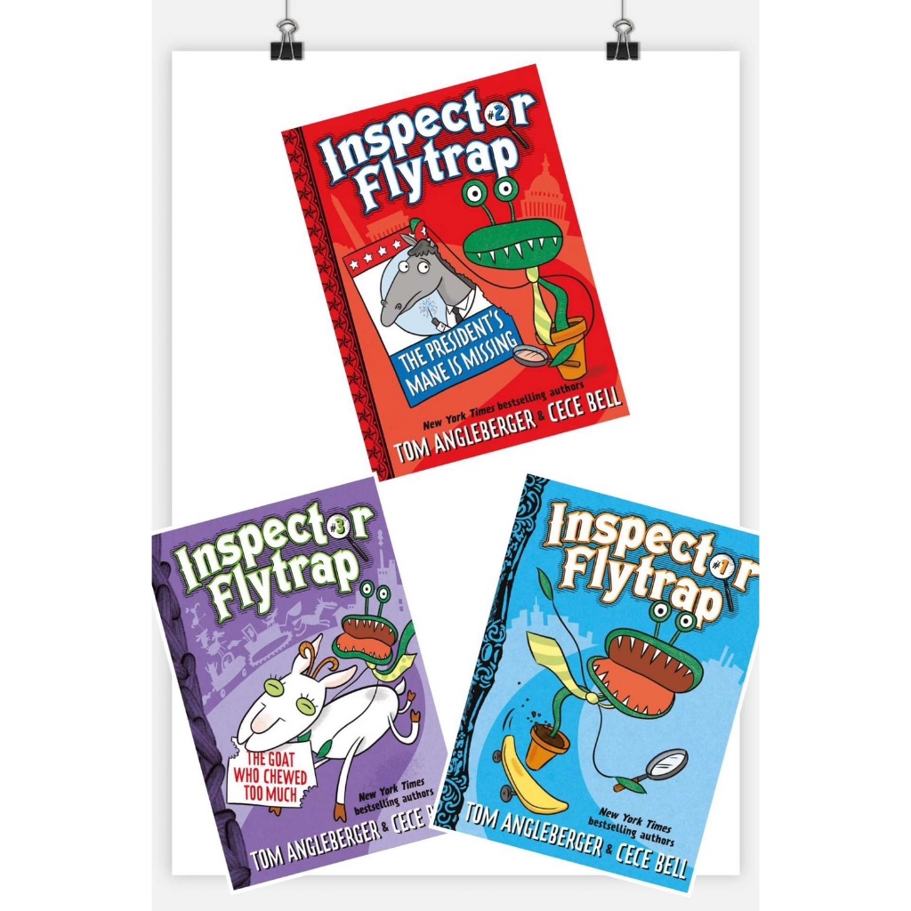 免運= 大字版 Inspector Flytrap 捕蠅草系列 3冊初章書 非點讀 無音檔 | 蝦皮購物