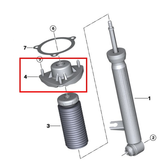 BMW 寶馬 F15 X5 F16 X6 "後"避震器上座 止推軸承 33506867864 33506851881 | 蝦皮購物