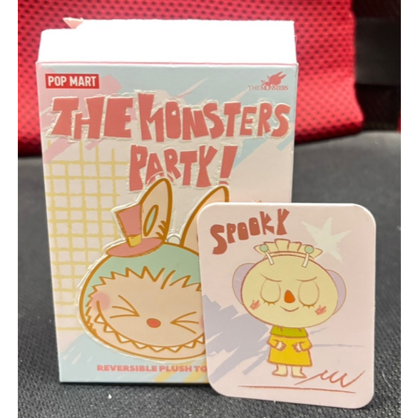 正版 現貨 POPMART 泡泡瑪特 盲盒 THE MONSTERS PARTY 毛絨翻翻樂 LABUBU SPOOKY | 蝦皮購物