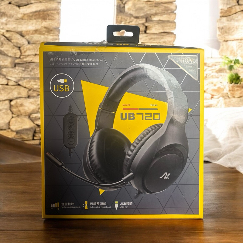 USB頭戴式耳麥，JAZZ-UB720/各款耳麥，台灣公司貨，正品 | 蝦皮購物