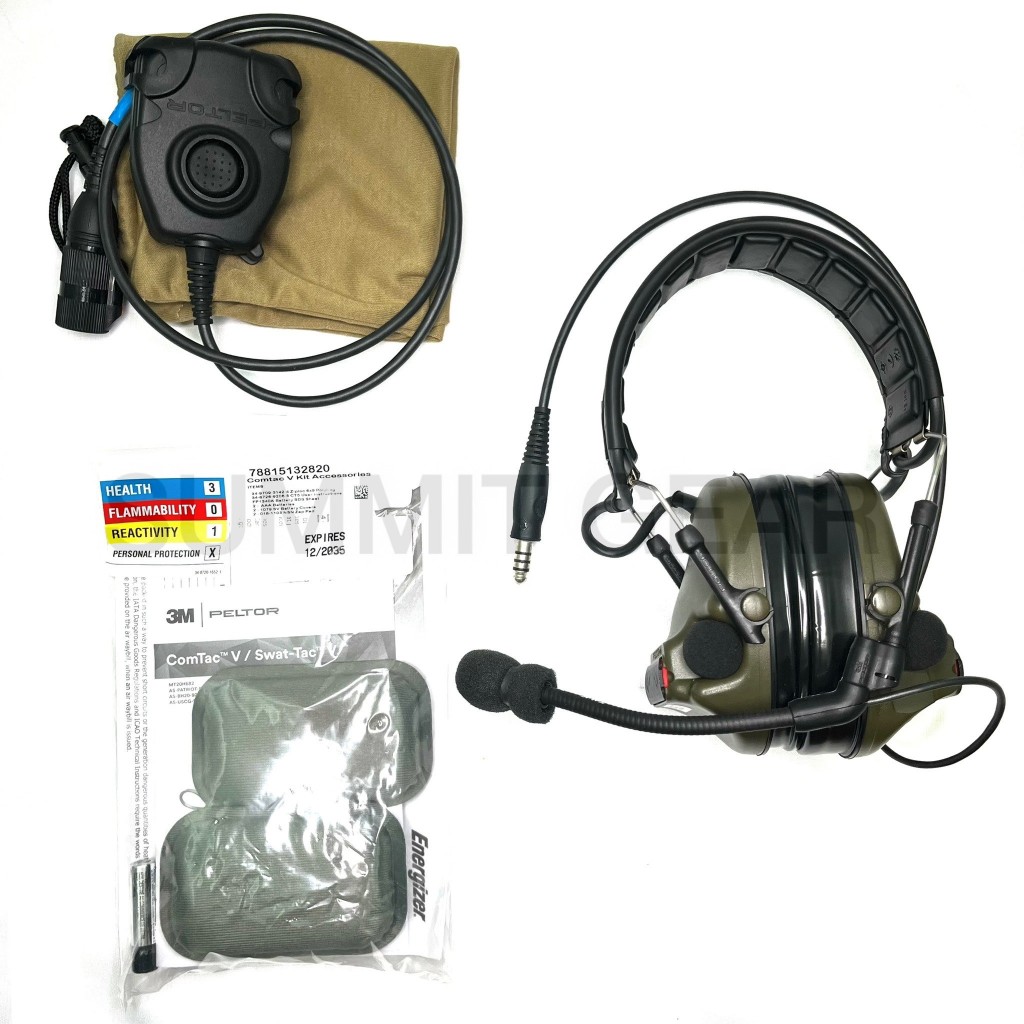 【現貨】美軍公發 3M Peltor Comtac V C5 單通 降噪耳機 抗噪 | 蝦皮購物