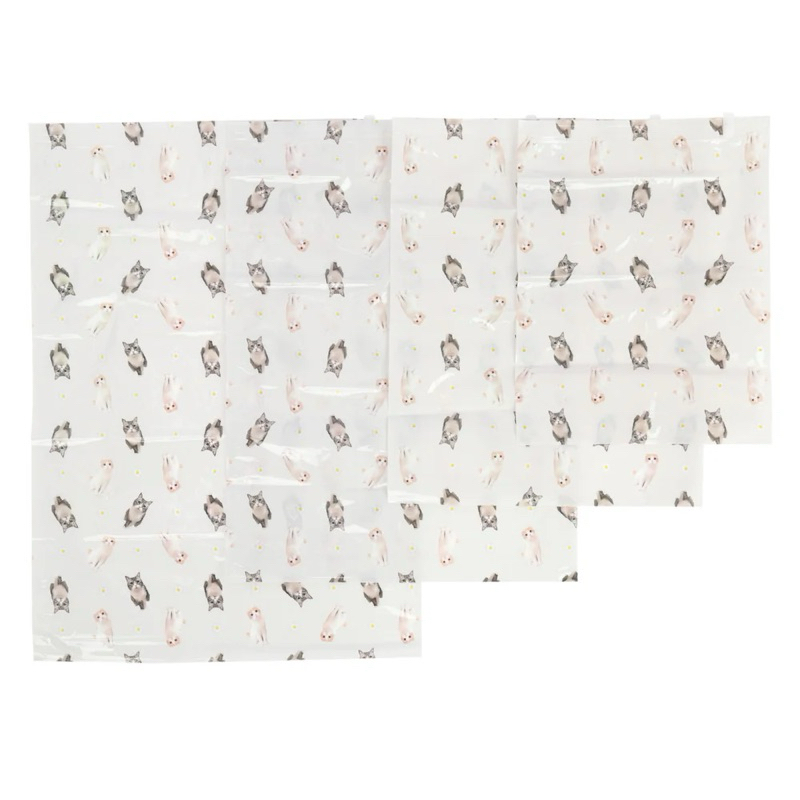 [現貨]日本 DAISO 大創 THREEPPY 貓咪日記 麻糬丸 花丸 MOTIMARU 合作 衣物壓縮袋 四尺寸一組 | 蝦皮購物